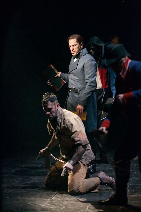 Javert Valjean In Prologue Broadway 2014 Les Miserables Ramin Karimloo Musical Theatre