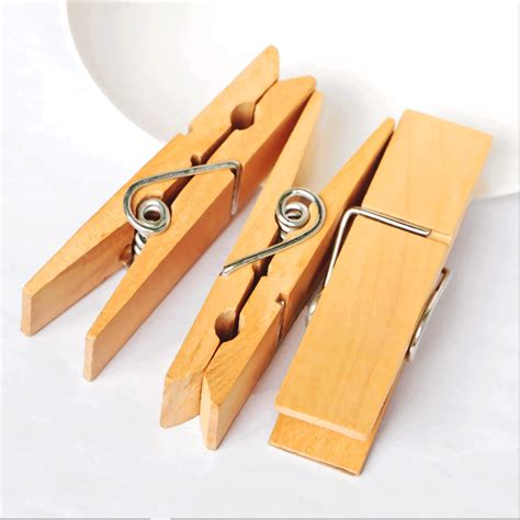 Large Wooden Clothespins Set 20pcs 283inch Heavy Duty