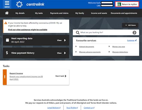 Centrelink Online Account Help Cancel A Current Centrepay Deduction Services Australia