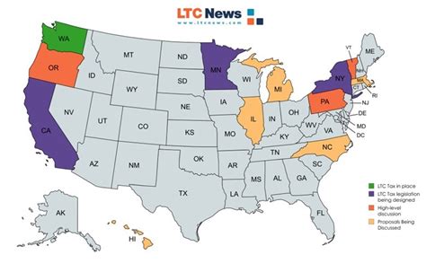 Multiple States Considering Implementing Long Term Care Tax