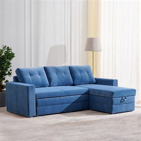 Buy Helios Woodland Fabric 2 Seater Storage Sofa Bed With