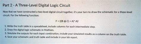 now that we have constructed a two level digital circuit together it s