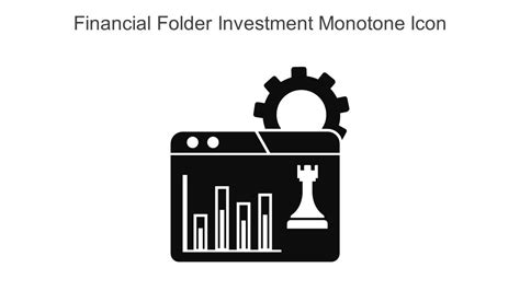 Financial Folder Investment Monotone Icon In Powerpoint Pptx Png And