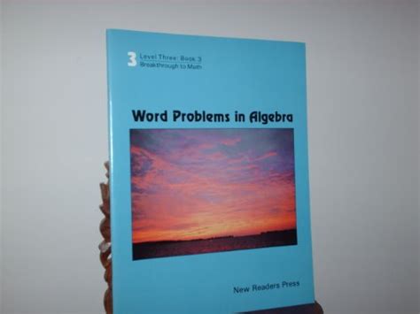 Word Problems In Algebra Level 3 Book 3 9780883368329 Abebooks
