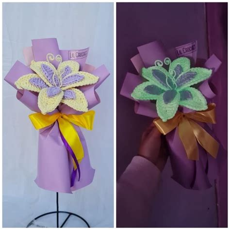 Jual Sundrop Flower From Tangled Rapunzel Crochet Bouquet Buket Bunga