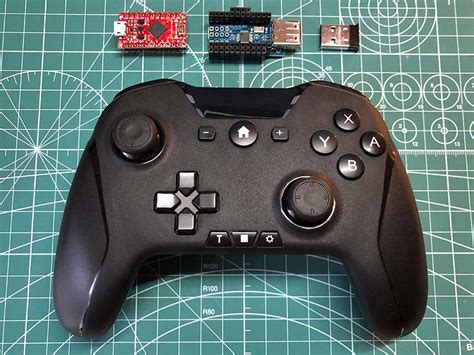 小さなaruduino互換ボードにゲームコントローラーをワイヤレスで接続！ミニusbホストシールド20＋sparkfun Pro Micro＋buletoothアダプタを使うやり方