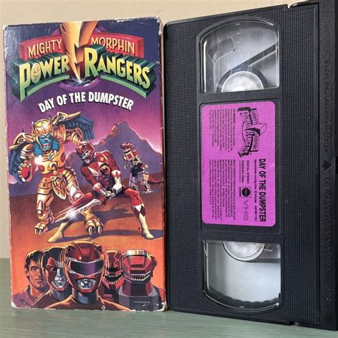 Mighty Morphin Power Rangers Vhs Day Of The Dumpster 1993 Saban