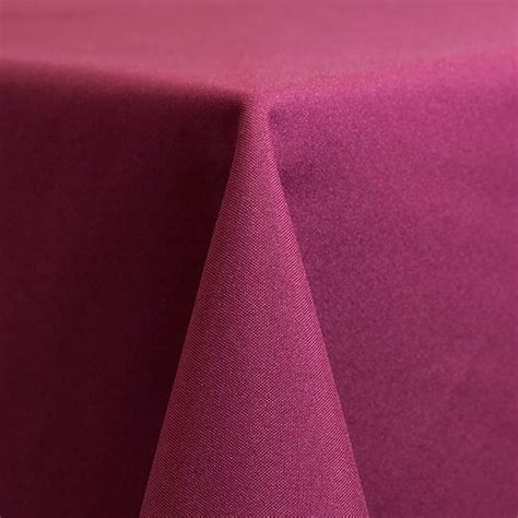 Raspberry Pink Solid Polyester Linen Quest Events