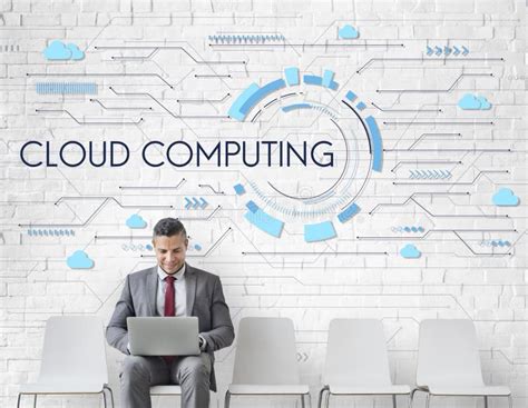 Concetto Di Cloud Computing Graphic Delluomo Daffari Immagine Stock Immagine Di Imprenditore
