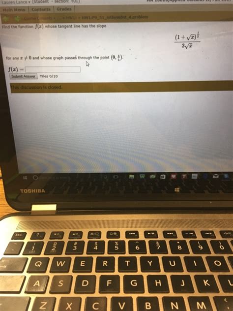 solved find the function f x whose tangent line has the