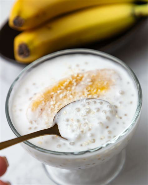 Recette De La Crème De Coco à La Banane Et Billes De Tapioca Tang Frères