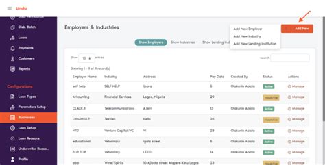 Businesses Lendastack Knowledge Base