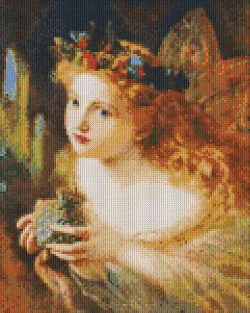 Pixelhobby Klassik Vorlage Das Brave Gesicht Einer Frau