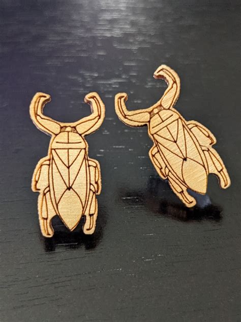 Giant Water Bug Toe Biter Stainless Steel Hypoallergenic Earrings Etsy