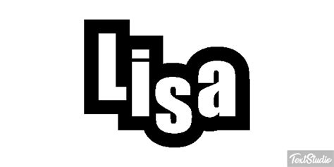 Lisa Name Animated  Logo Designs