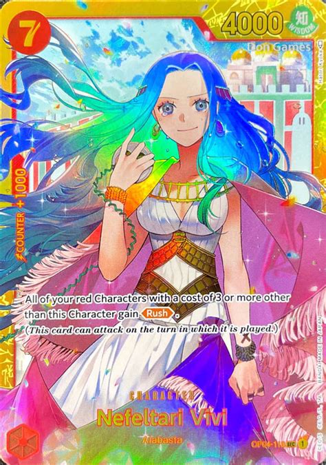 Op04 118 Nefeltari Vivi Character Card Don Games