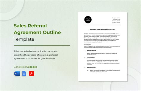 Free Editable Referral Templates In Word To Download
