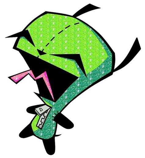 scenecore glitter invader zim gir scenecore art scene core