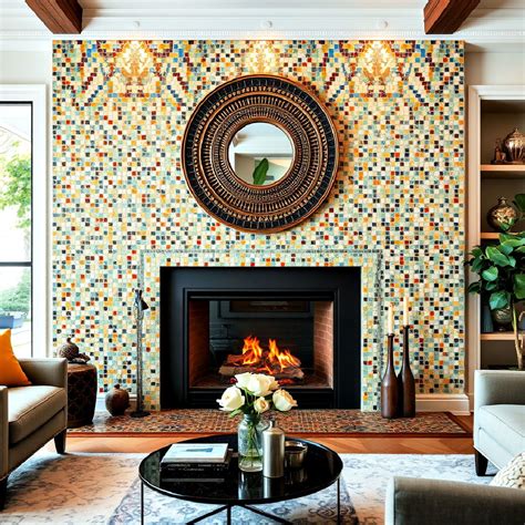 Creative Fireplace Mosaic Tile Ideas To Elevate Your Home Decor