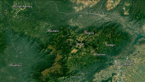 Map Showing Study Area The Nilgiris District Tamil Nadu Download