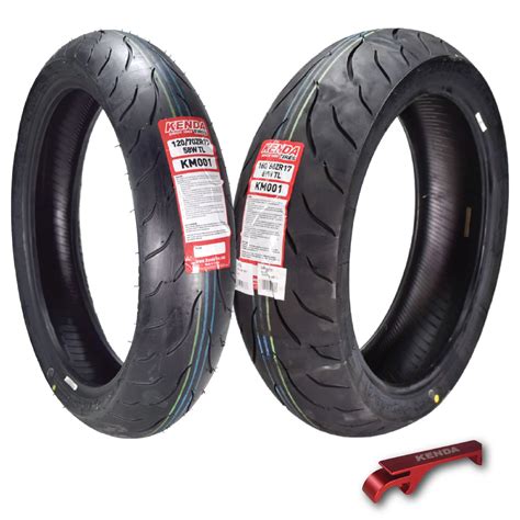 Kenda Km1 Sport Touring Tire Set 12070zr17 58w Tl 16060zr17 69w Tl W