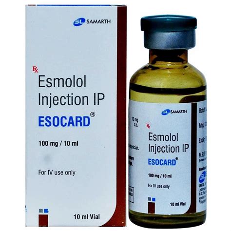 Esmolol Hydrochloride Injection Brevibloc Latest Price Manufacturers And Suppliers