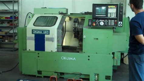 Okuma Lb 15 Cnc Lathe Youtube