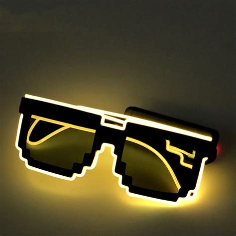 Tik Tok Led Luminous Glasses Mosaic Trampody Nightlight Led New