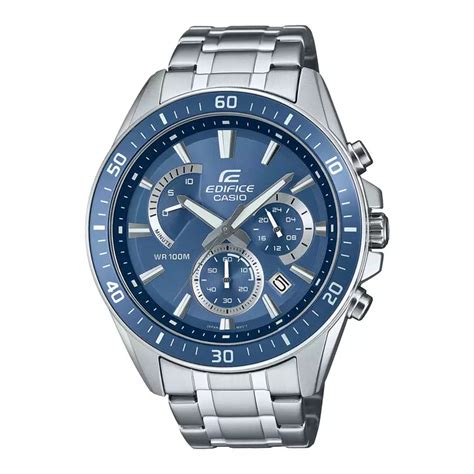 Jual Casio Jam Tangan Pria Casio Edifice Efr 552d 2avudf Chronograph Men Blue Dial Stainless