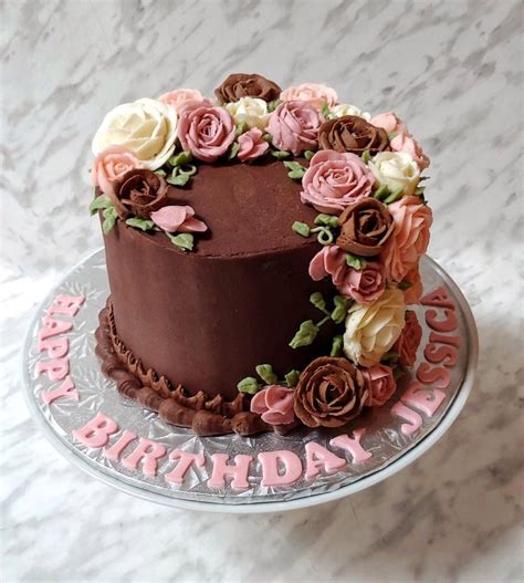 100 Chocolate Cake Ideas Designs Decoration Buttercream Flower