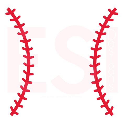 Baseball Stitching Template