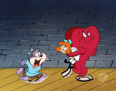 Tiny Toons Original Production Cel Elmyra Dizzy Devil And Gossamer