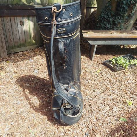 Vintage Macgregor Pro Only Kangaroo Leather Golf Bag