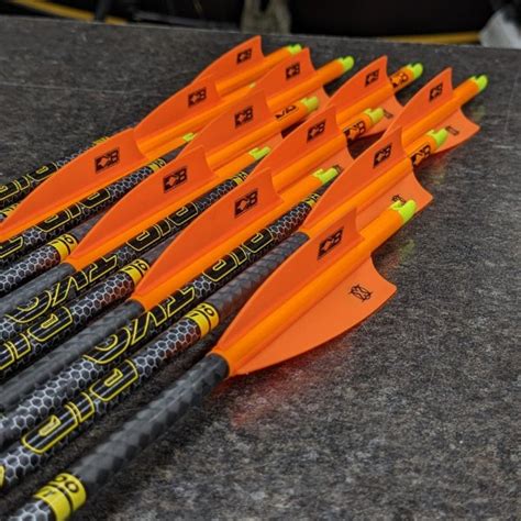 Bow Hunting Wraps Orange Reflective Honeycomb Arrow Wraps 15 Piece