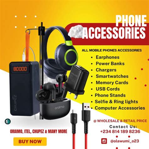 Phone Gadgets And Accessories Flyer Design Phone Accessories Phone