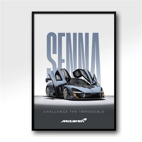 Poster Mclaren Senna Posterz