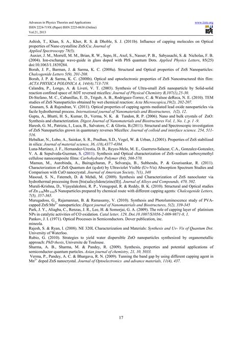 Passivative Effect Of Polyethylene Glycol And Carboxylmethly Cellulose