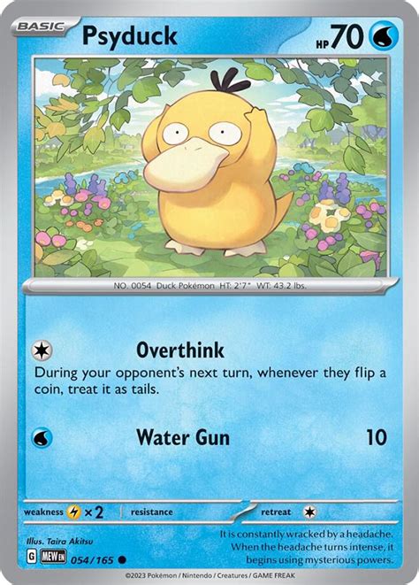 Psyduck 054165 Sv Scarlet And Violet 151 Pokemon