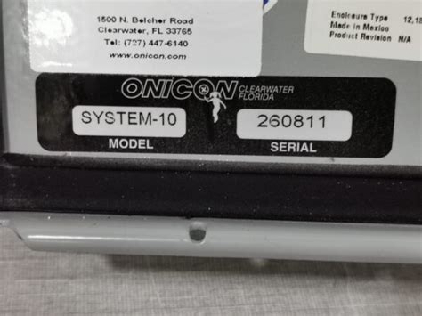 Used Onicon System 10 Btu Meter Orbit Surplus
