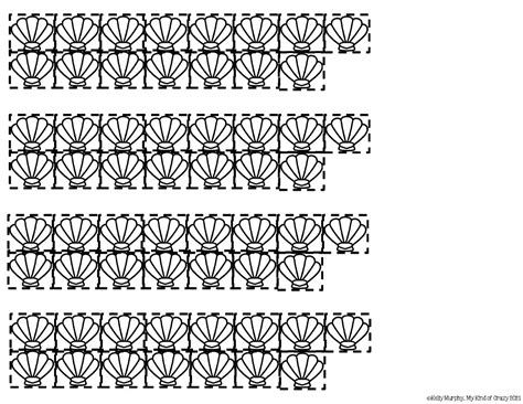 Counting Shells Math Worksheets By Teach Simple