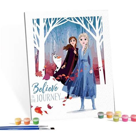 Hobbys 디즈니 그림그리기 겨울왕국2 엘사 안나 올라프 40x50 핫트랙스