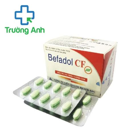 Befadol Cf Thuốc điều Trị Triệu Chứng Do Bệnh Cảm Cúm Gây Ra