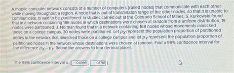 solved a mobile computer network consists of a number of