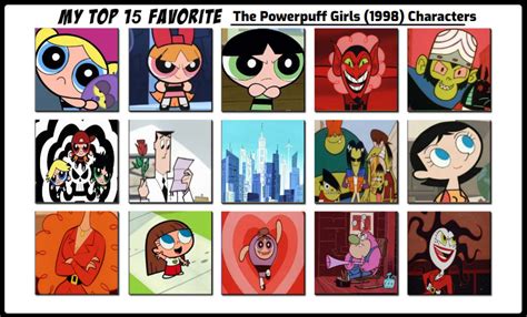 My Top 15 Favorite Powerpuff Girls 1998 Characters By Hayaryulove On