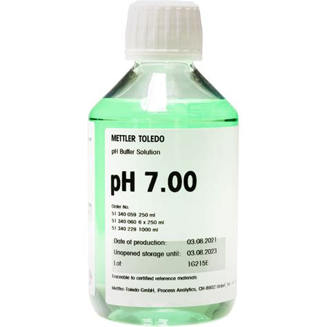 Technical Buffer Ph 700 250ml Overview Mettler Toledo