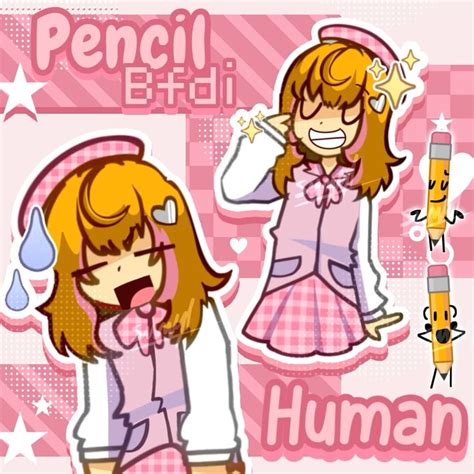 Pencil Bfb Bfdia Tpot Human Art Cute Doodles Drawings Cute Doodles
