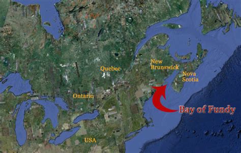 Bay Of Fundy Tide Comparison Ungava Bay Giving The Bay Of Fundy A Run
