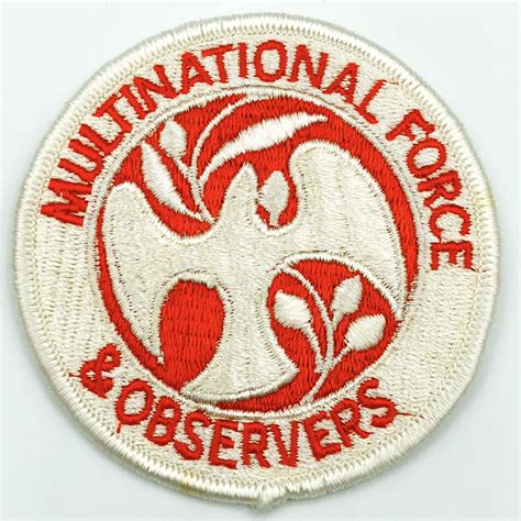 Patches Multinational Force And Observers Memorabilia