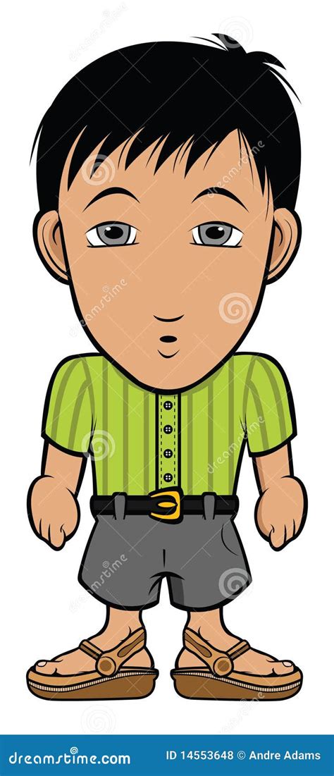 Chibi Nerd Guy Stock Vector Illustration Of Student 14553648