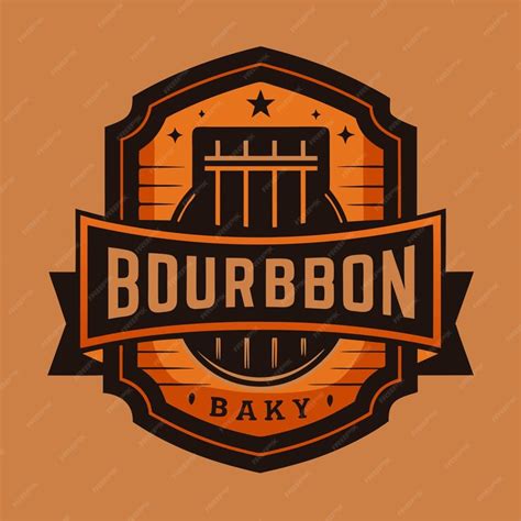 Bourbon Whiskey Logo Design Concept Premium Ai Generated Vector